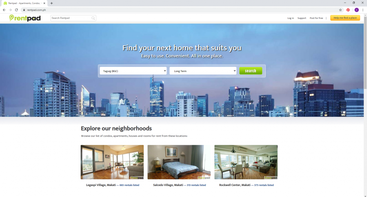 Rentpad: The easiest and most sensible way to find a place to live in ...